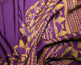 African Purple Fabric - Etsy
