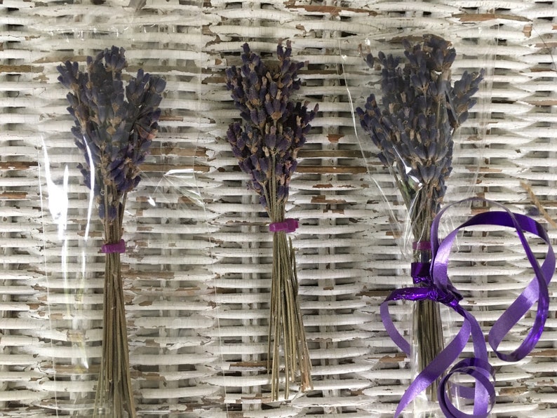 Mini Lavender Bundles Wedding Favor Place Setting Lavender - Etsy