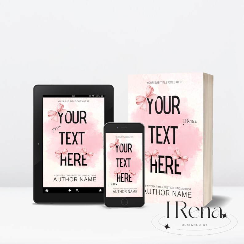 Customizable Book Cover Pre-made E-book Cover Design Designedbyirene - Etsy