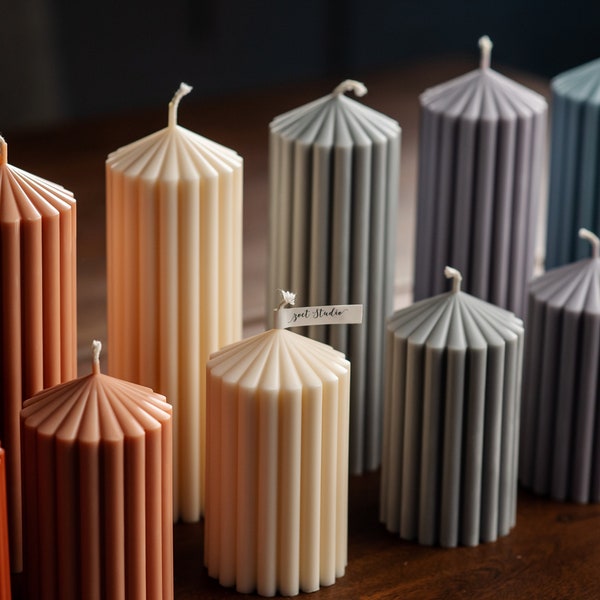 Large Pillar Candle - Etsy