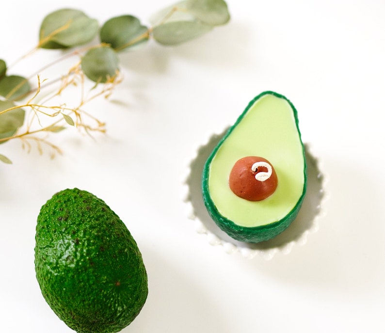 Avocado Candle: Soy Wax & Beeswax, Botanical Scent - Etsy