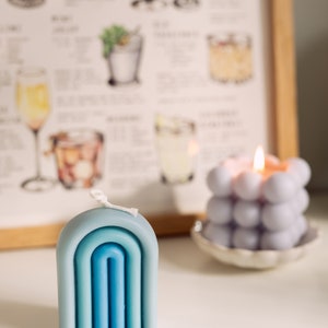 Rainbow Arch Candles for Nursery Decor Candle Valentine's Gift for Her ...