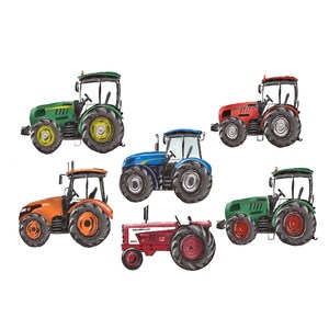 Printable Pink Tractor | Farm Nursery Wall Art | Girls Room Decor ...