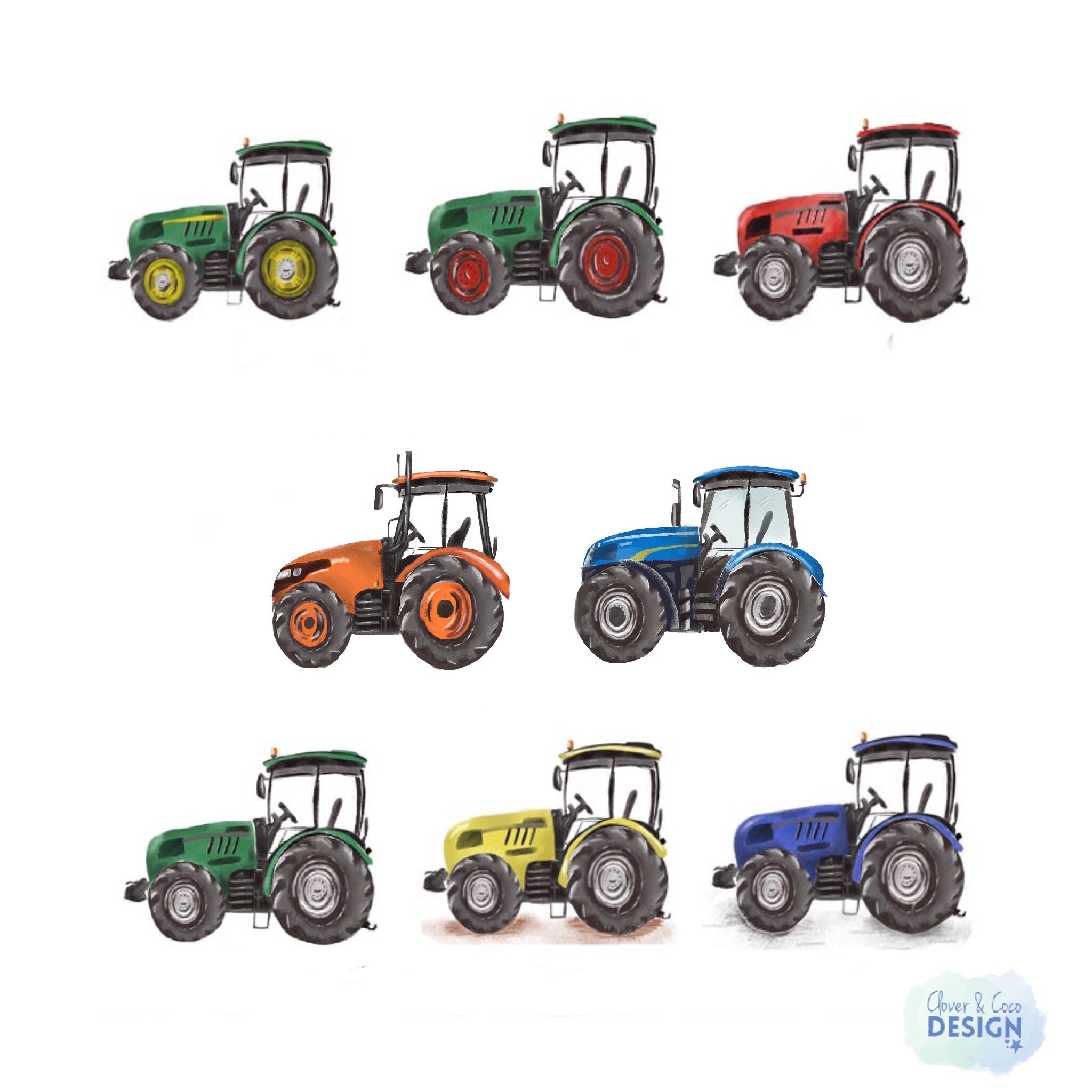 Farm Family Birth Announcement, Tractor Welly Boot Print, Digital ...
