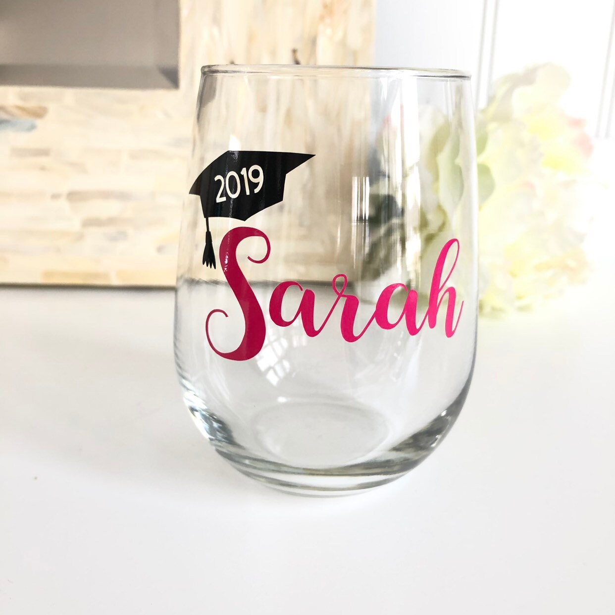 College Graduation Gift/graduation Wine Glass/graduation Gift Idea ...