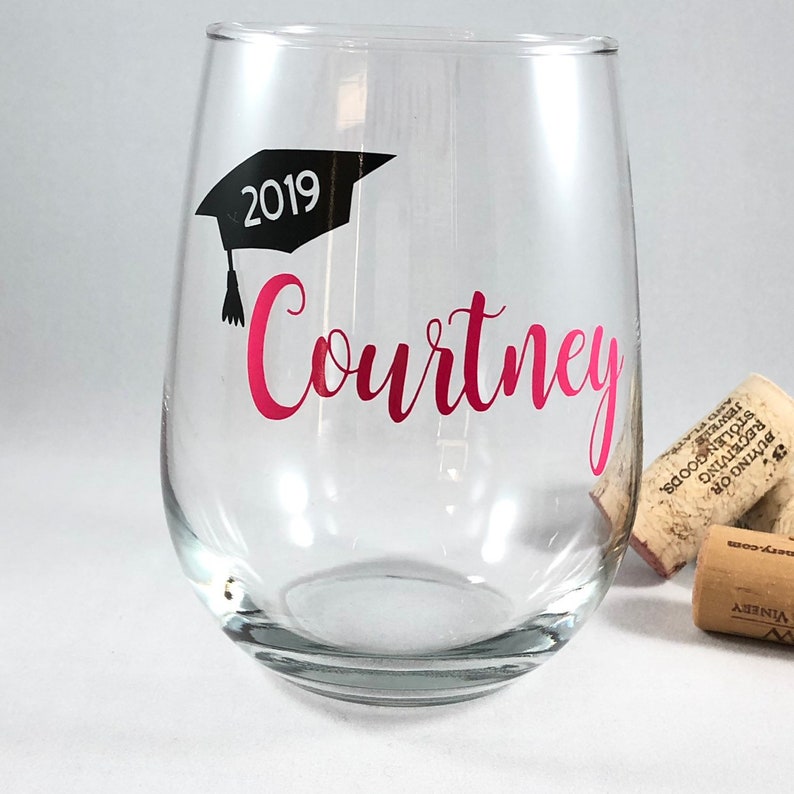 College Graduation Gift/graduation Wine Glass/graduation Gift Idea ...