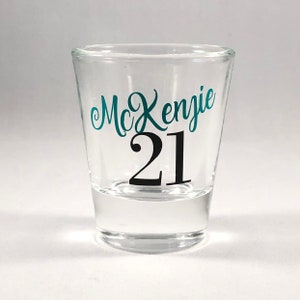 21st Birthday Shot Glass/21st Birthday Gift/legal Af/shot Glass/finally ...