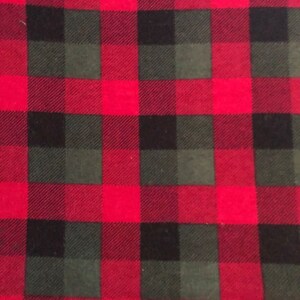 Red Christmas Plaid Flannel Pajama Pants, Lounge Pants, Sleep Bottoms ...