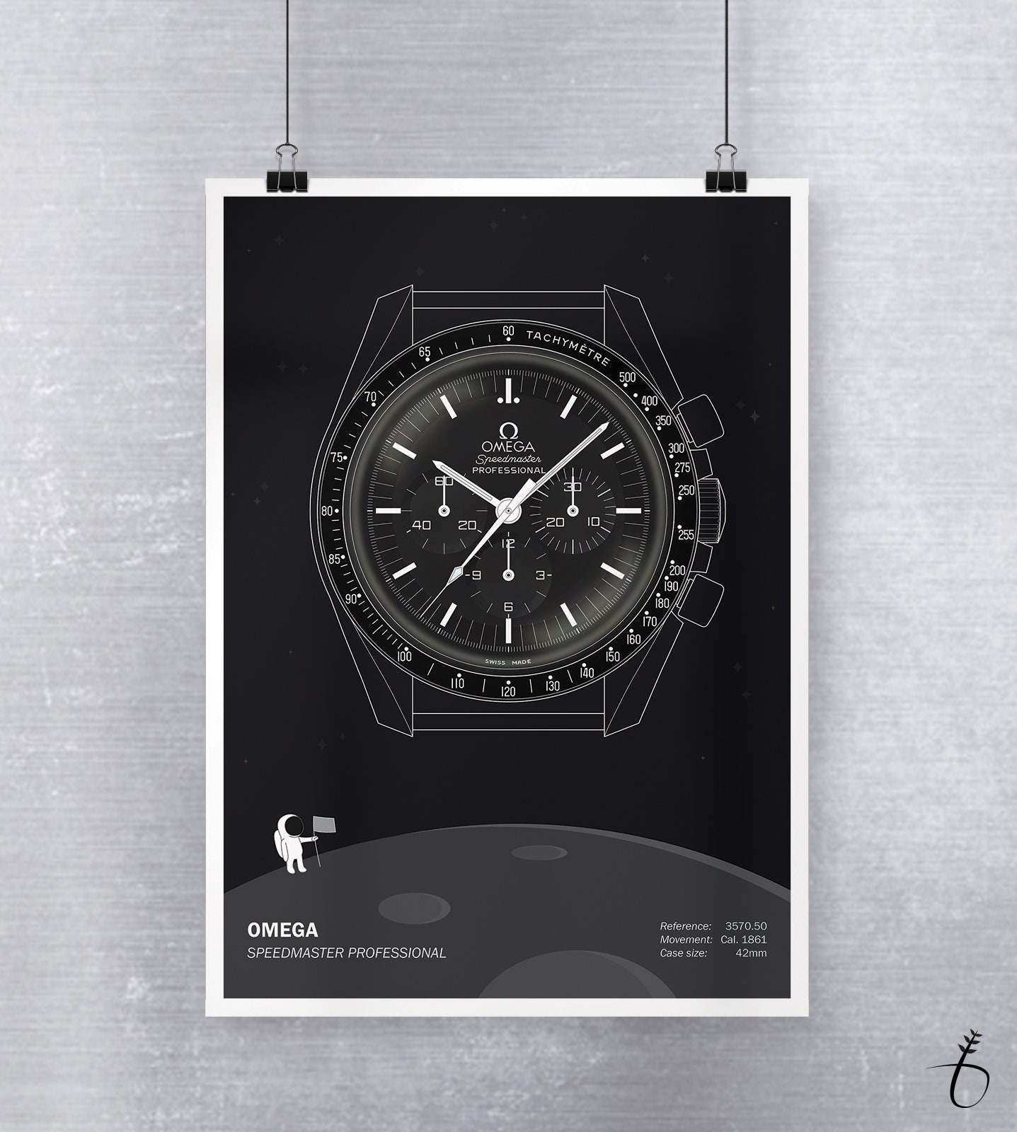 Omega Speedmaster Pro Digital Poster - Watch Poster - Gifts for Men ...