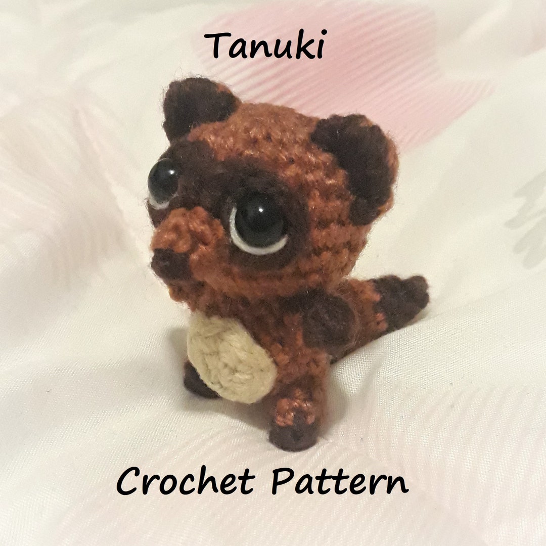 Tanuki Raccoon Dog Crochet Pattern - Etsy Australia