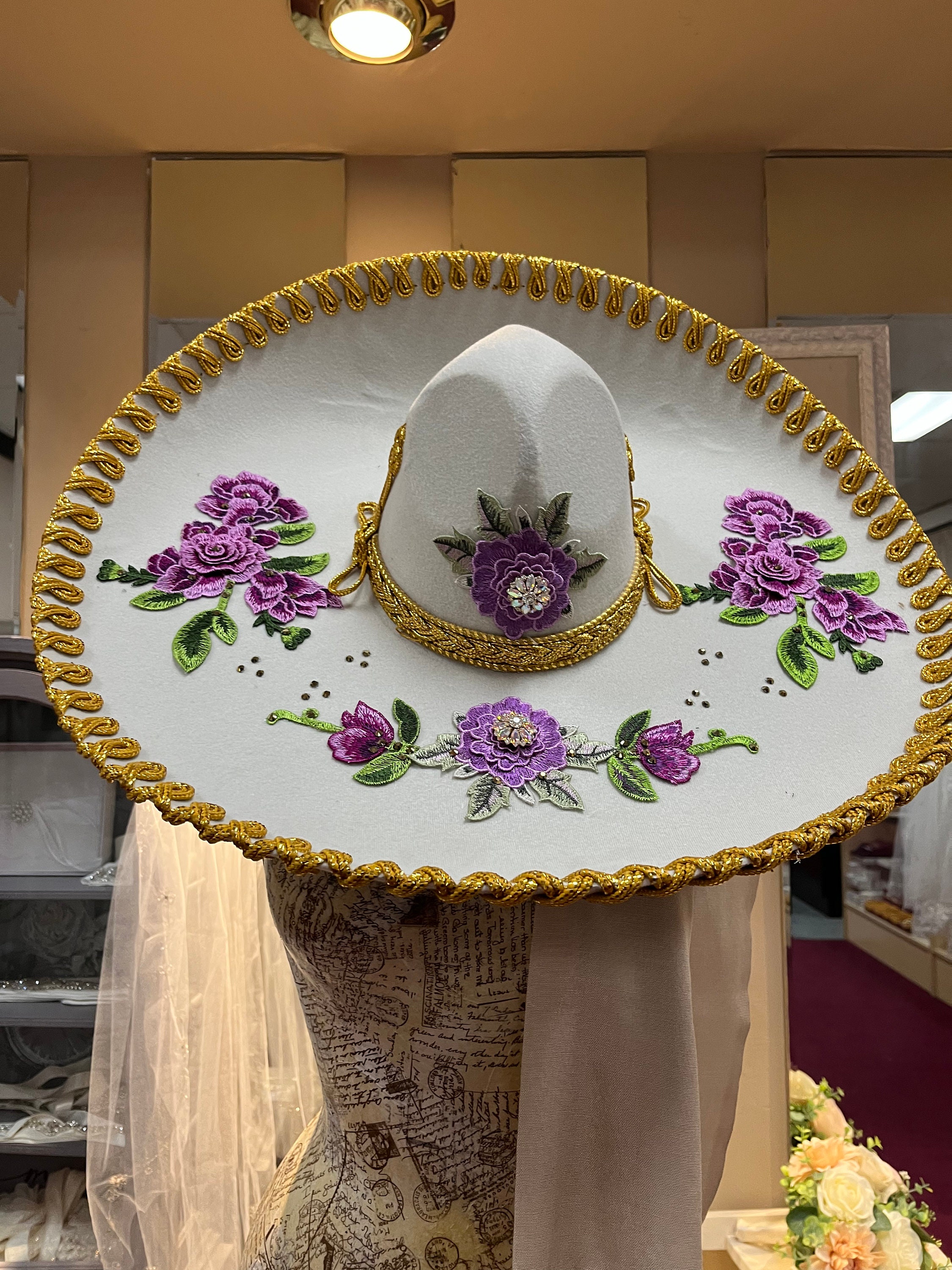 Charro Hat Mariachi Hat Mexican - Etsy