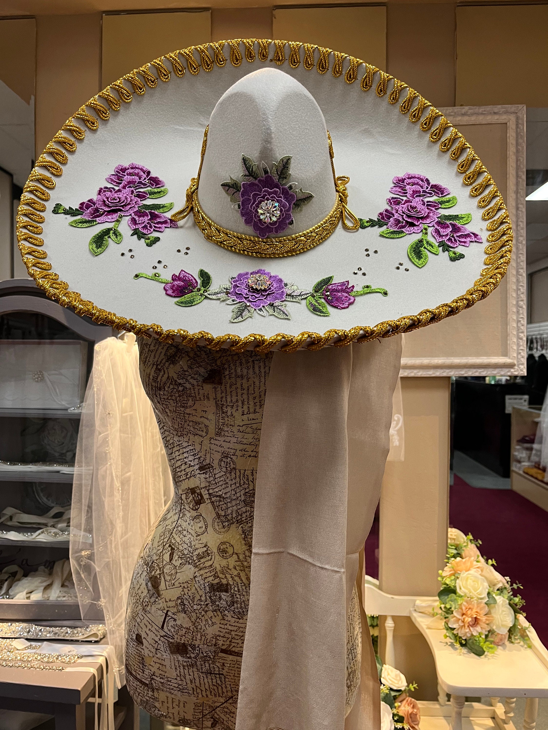 Charro Hat Mariachi Hat Mexican - Etsy