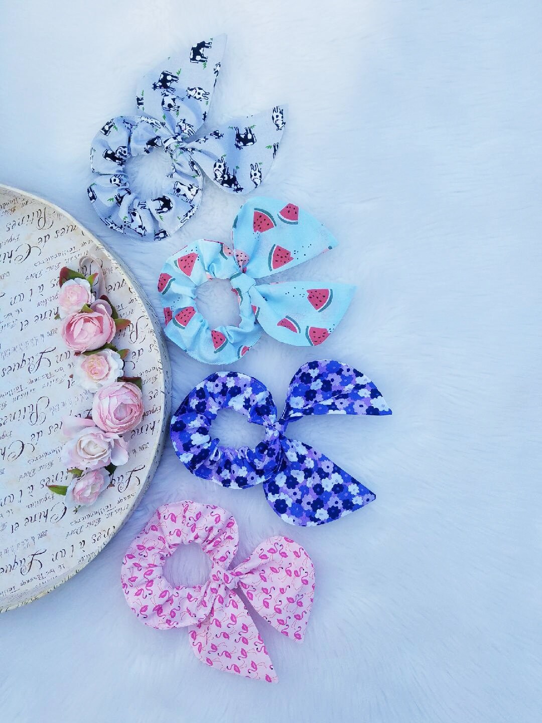 Girl Hair Scrunchies Hair Scrunches Team Hair Scrunchies - Etsy