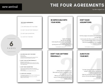 The Four Agreements | Etsy UK