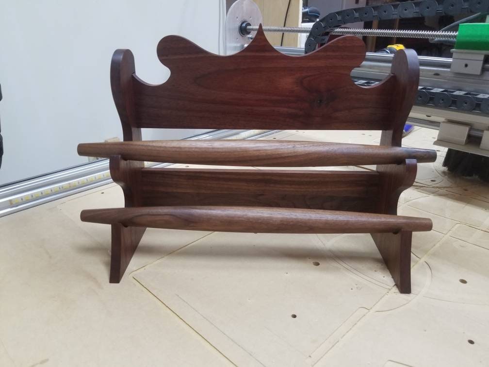 Rolling Pin Holder. Sits on Counter Top or Hangs on Your Wall. Handmade ...