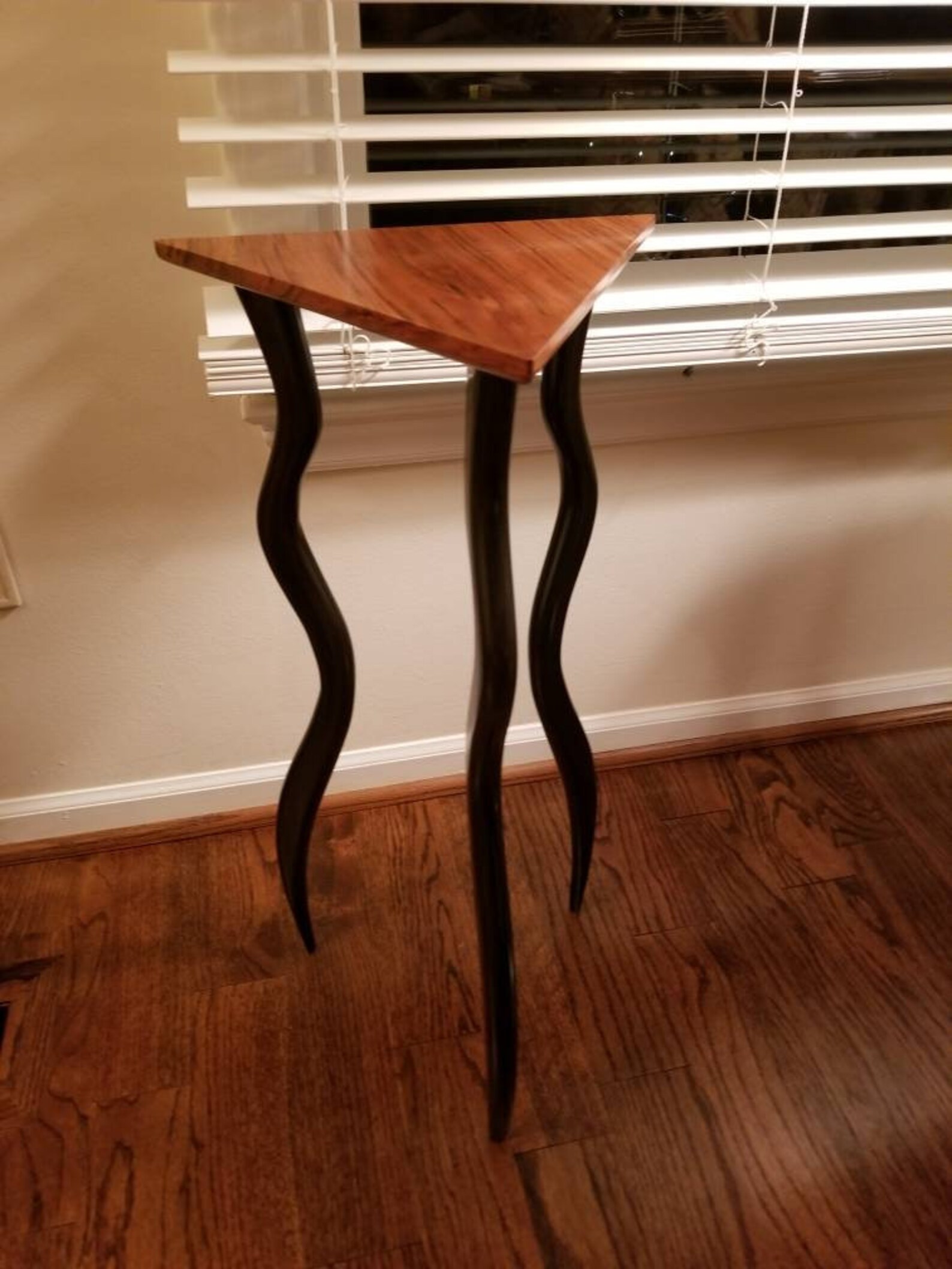 African Bongo Table. Ebonized Maple Legs and Contrasting Tops. - Etsy