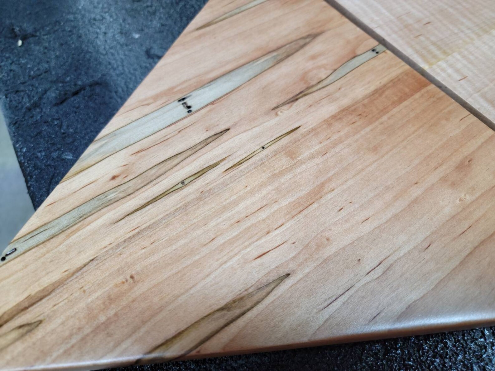 African Bongo Table. Ebonized Maple Legs and Contrasting Tops. - Etsy