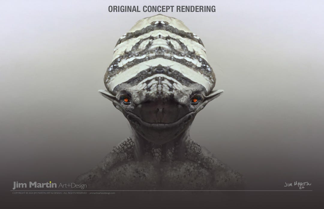 Caelus Squadron™ 1/2 Scale Alien Character Maquette for Collection and ...