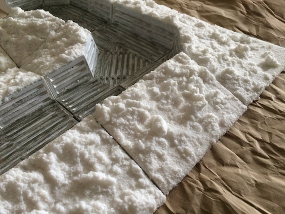 Snow Trench Modular Scatter Terrain System for Miniature War - Etsy