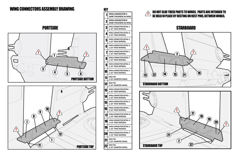 DIY Cargo Shuttle Assembly and Pattern Drawings - Etsy