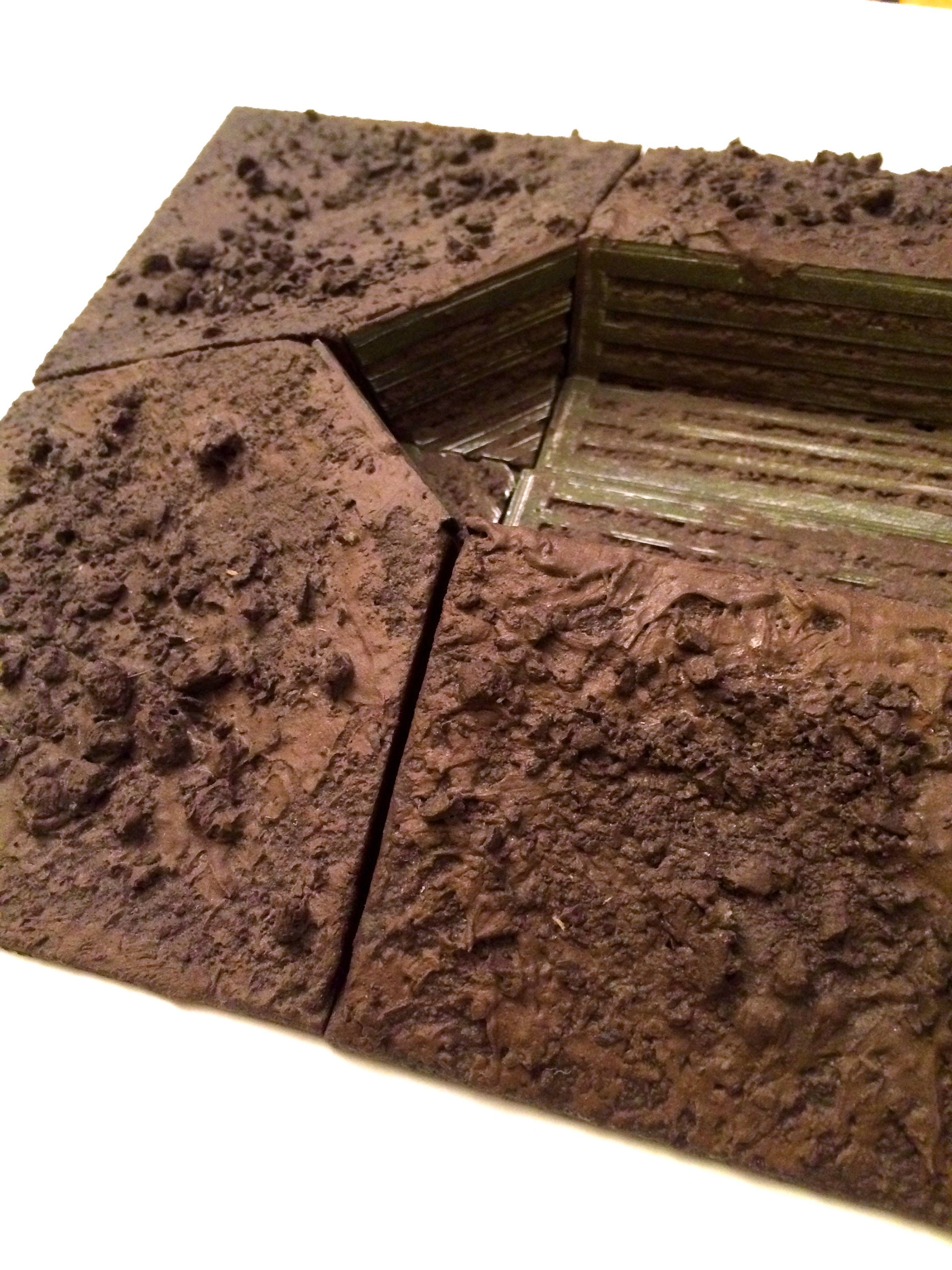 Mud Trench Modular Scatter Terrain System for Miniature War Gaming 1/48 ...