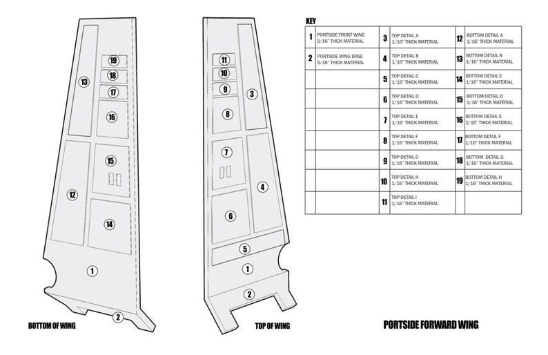 DIY Cargo Shuttle Assembly and Pattern Drawings - Etsy