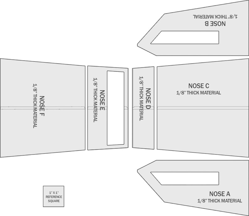 DIY Cargo Shuttle Assembly and Pattern Drawings - Etsy