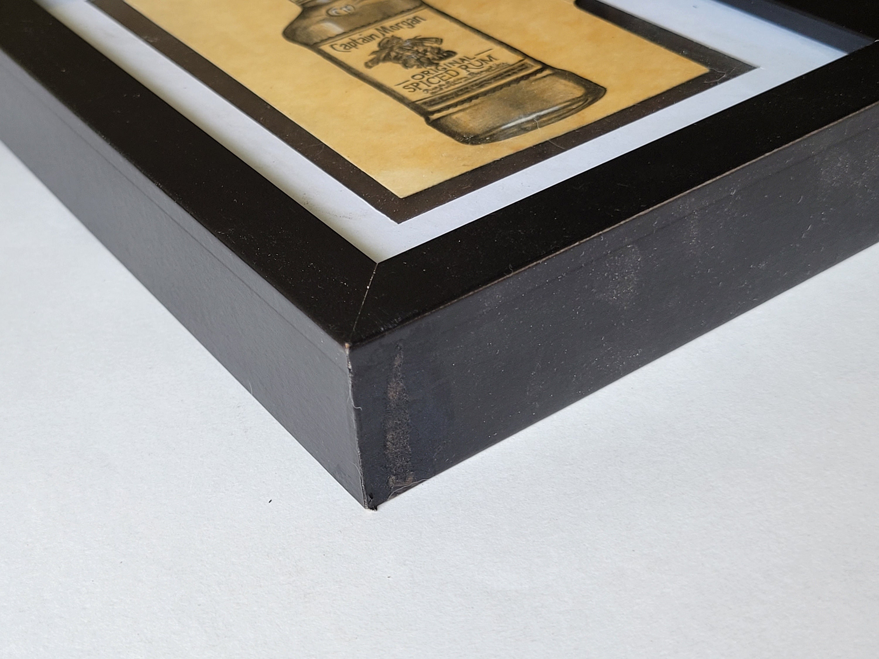 Captain Morgan Drawing . Original Captain Morgan Artwork . Original ...