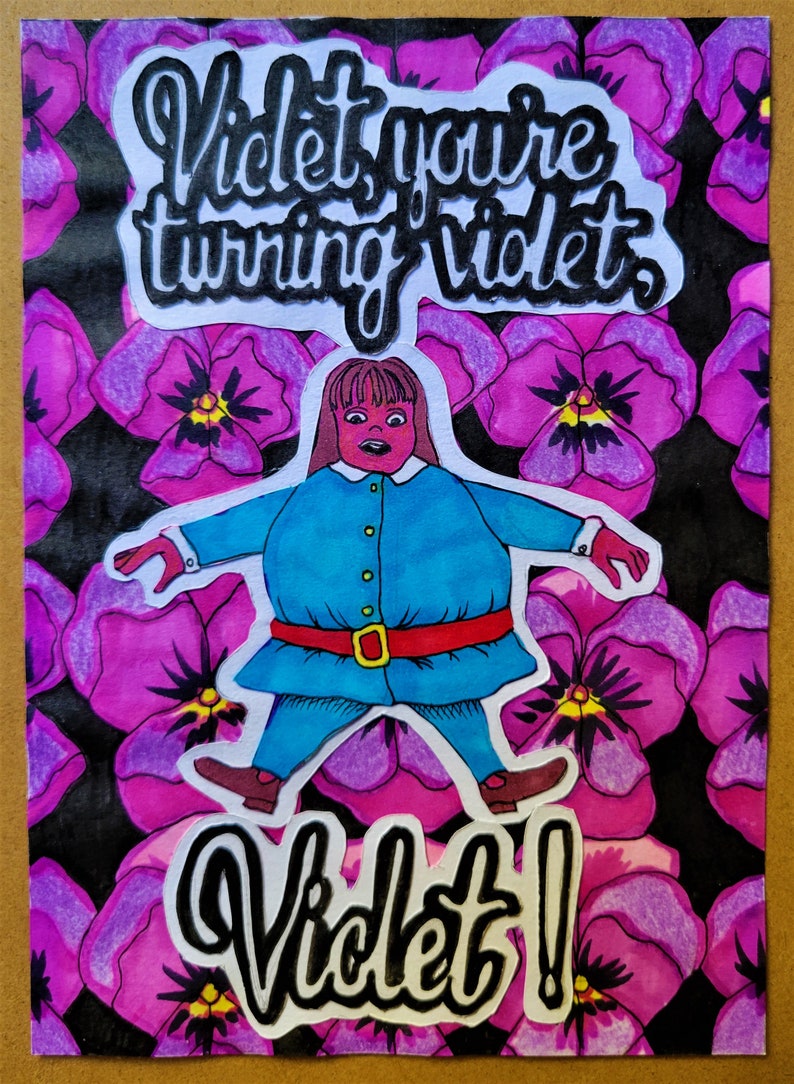 Willie Wonka and the Chocolate Factory . Violet, You're Turning Violet ...