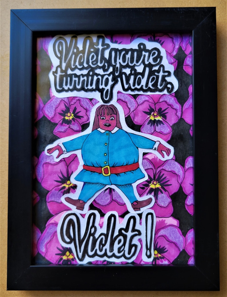 Willie Wonka and the Chocolate Factory . Violet, You're Turning Violet ...