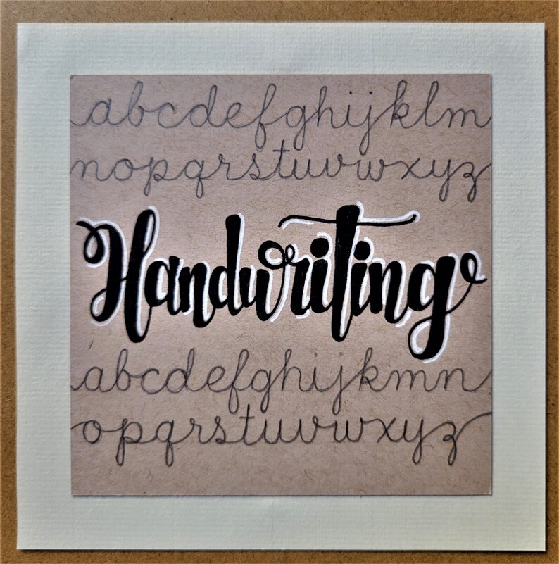 Letra. Cursiva. Letras a mano . Ilustración. Letras. Escritura de la ...