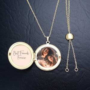 Custom Locket Necklace,custom Photo Necklace,custom Locket Necklace ...