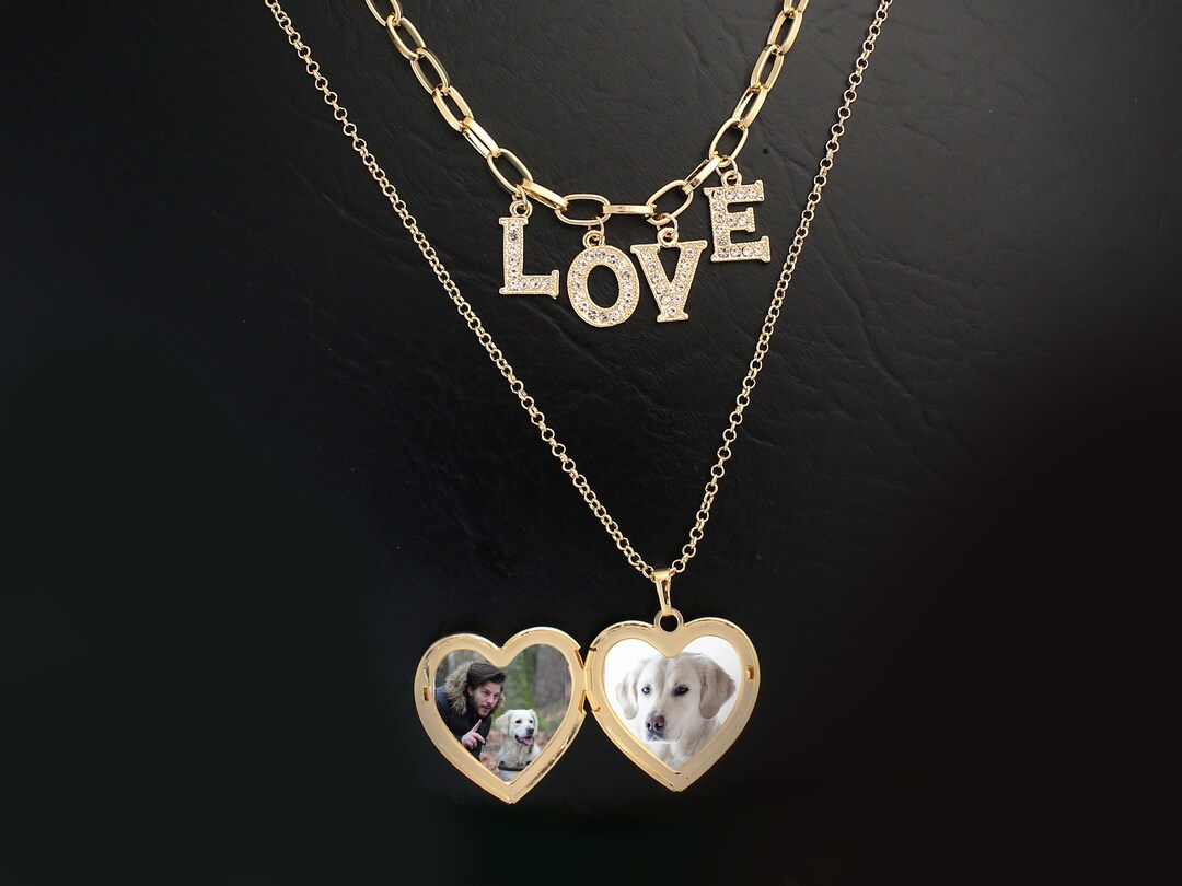 Personalized Locket Necklace,custom Locket Necklace,locket Necklace ...