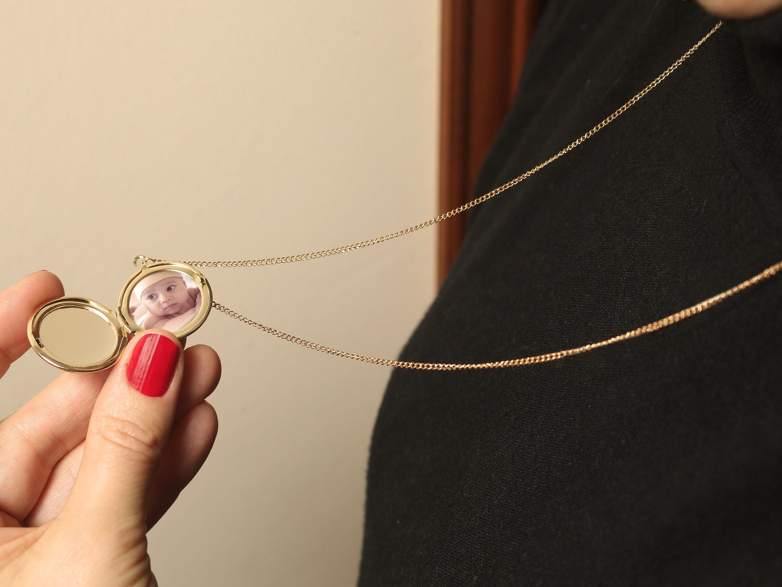 Custom Locket Necklacecustom Photo Necklacecustom Locket - Etsy