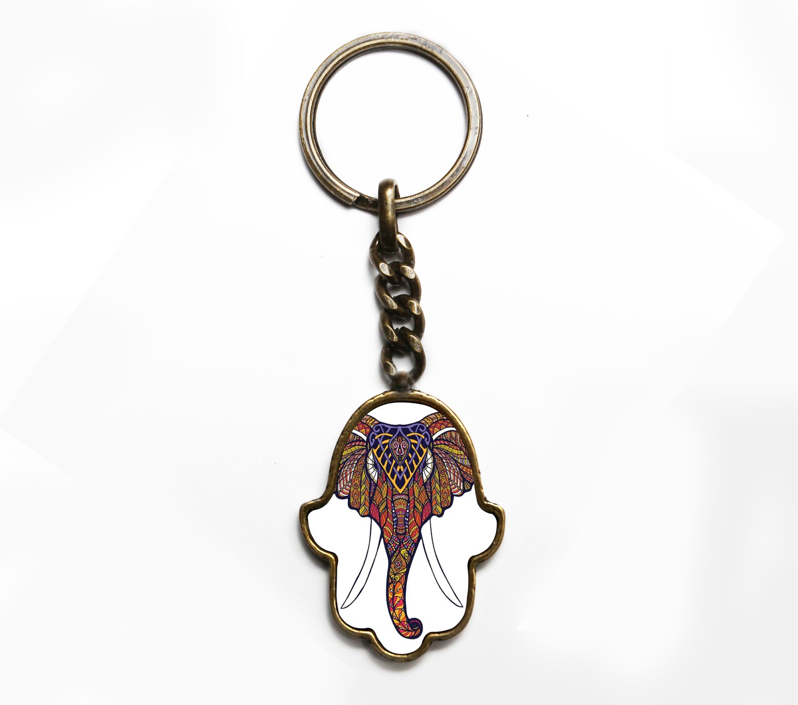 Hamsa Keychainelephant Giftsphoto Keychainkeychains for - Etsy
