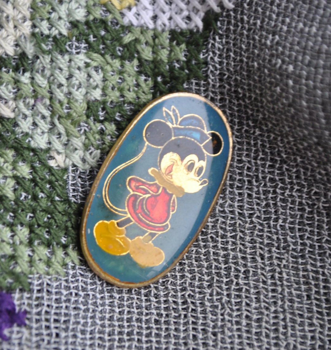 Mickey Mouse Pin, Cartoon Character -1980 - Etsy