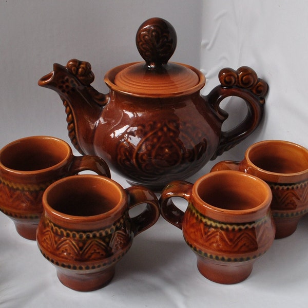 Majolica Tea Set - Etsy