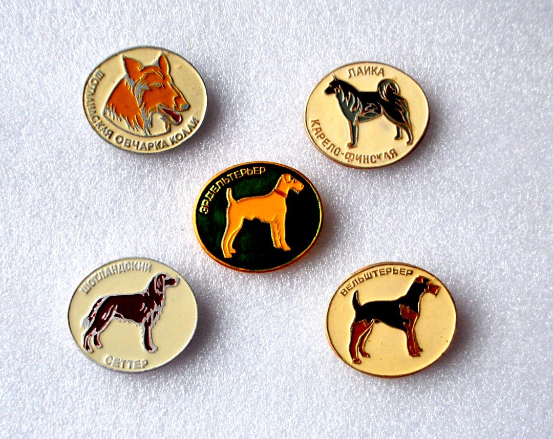 Dog Enamel Pin, Doggy Lapel Pin, Dogs Brooch-1970 - Etsy
