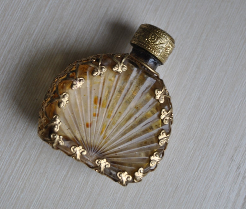 Czech Miniature Dram Perfume Bottle Glass/ authentic Bohemia | Etsy