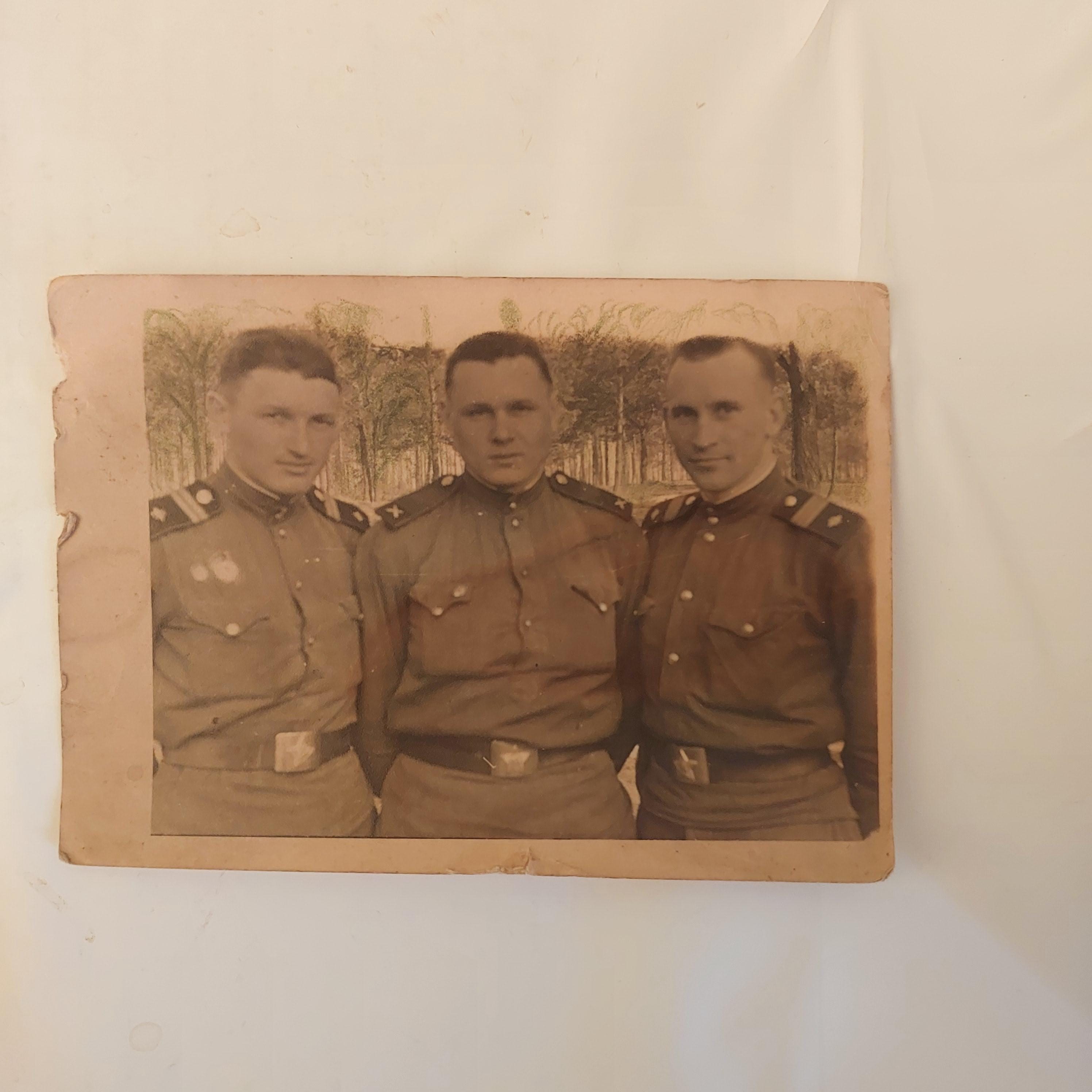 1960s Soviet Soldiers Group Photos, Original Black & White Military ...