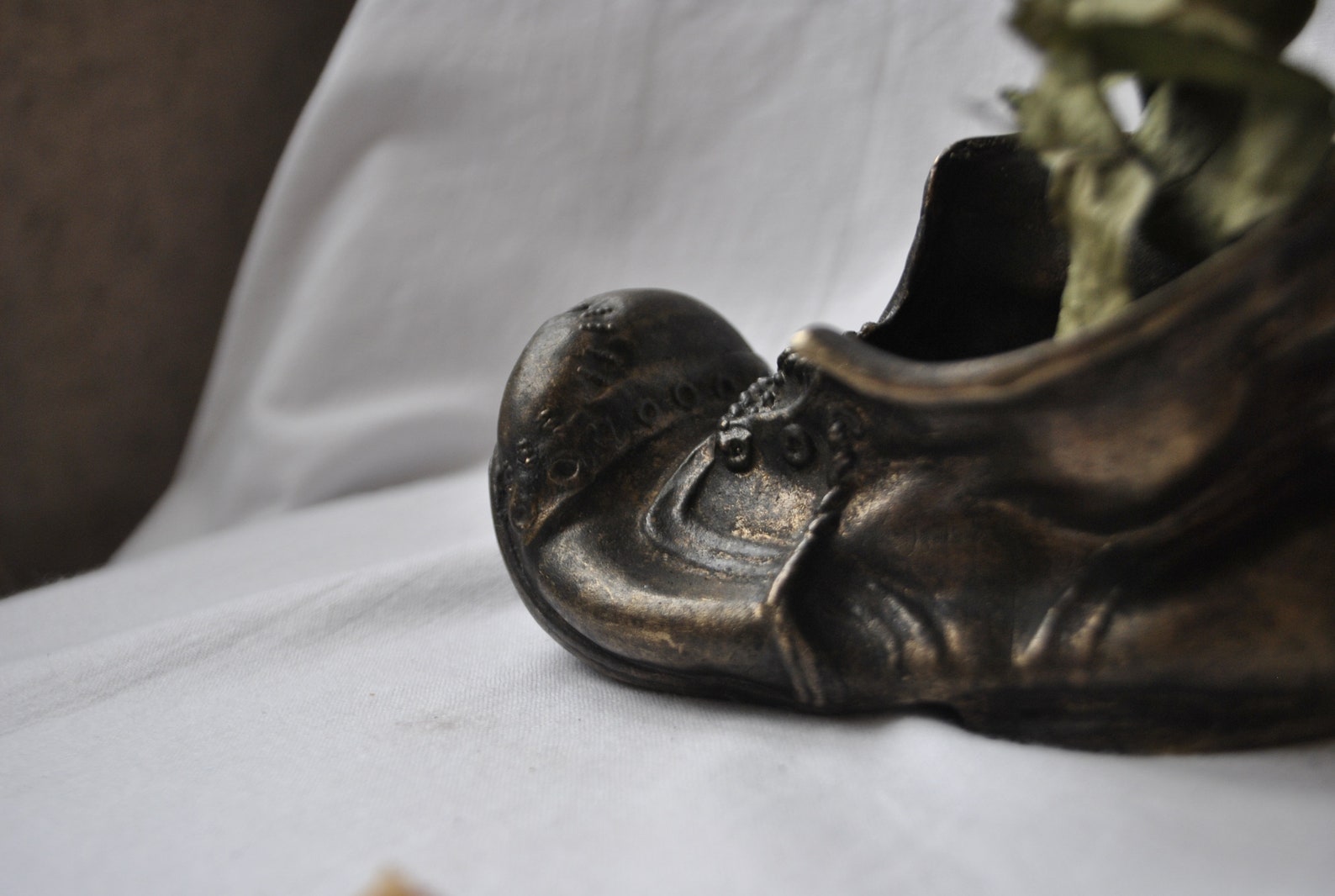 Statuette of Bronze Metal shoes Boot | Etsy