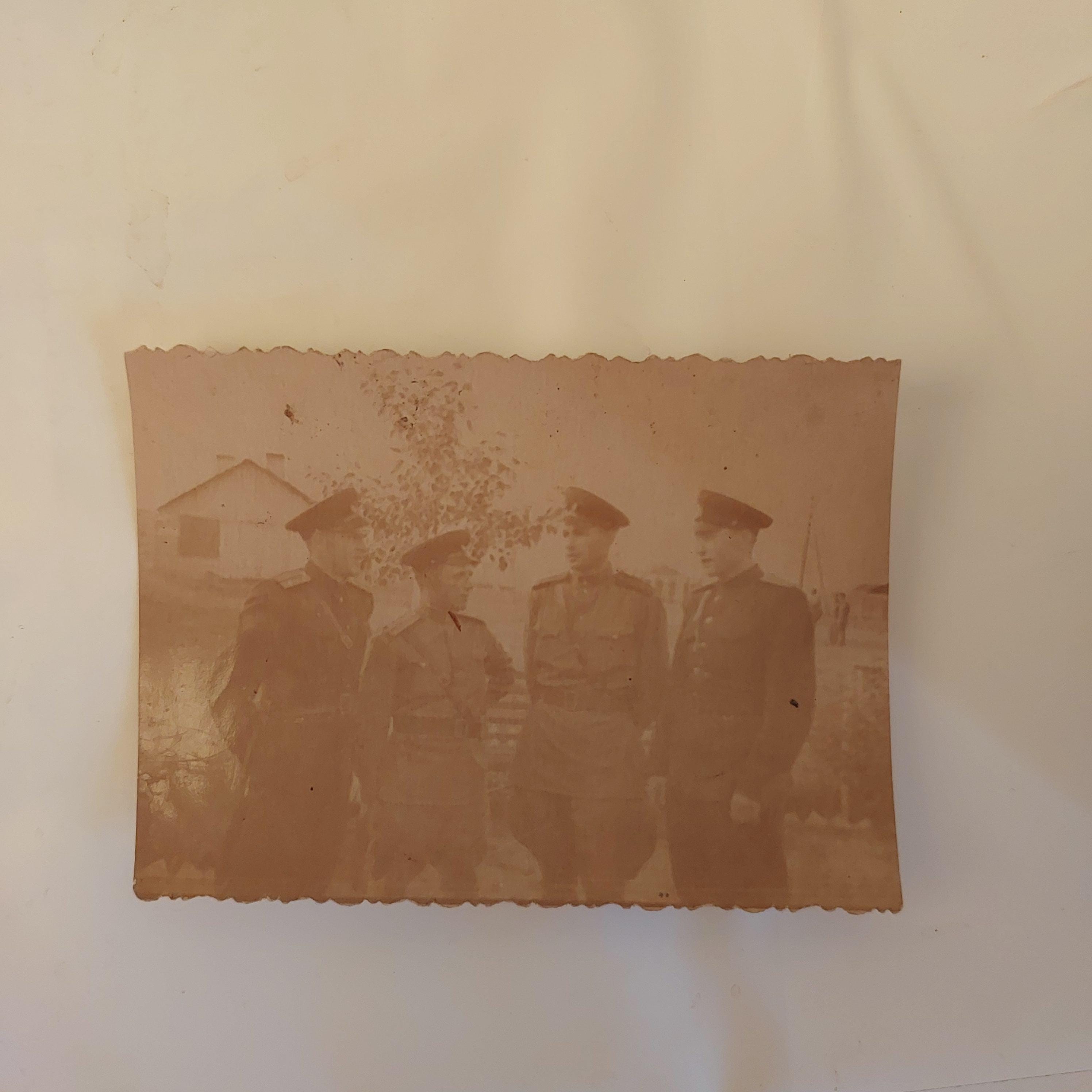1960s Soviet Soldiers Group Photos, Original Black & White Military ...
