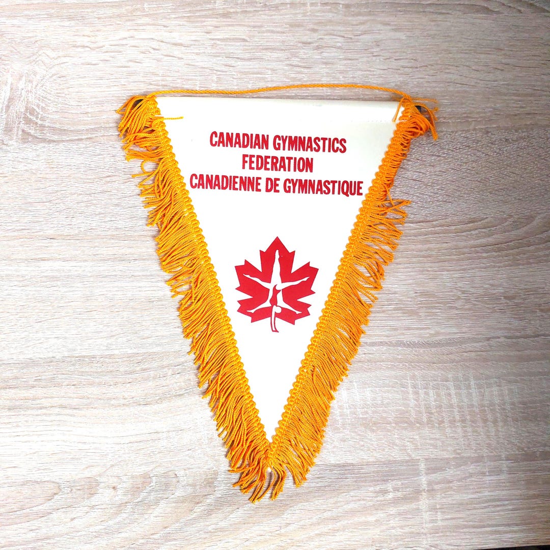 1980 Canadian Gymnastics Federation Pennant, Official Sports ...