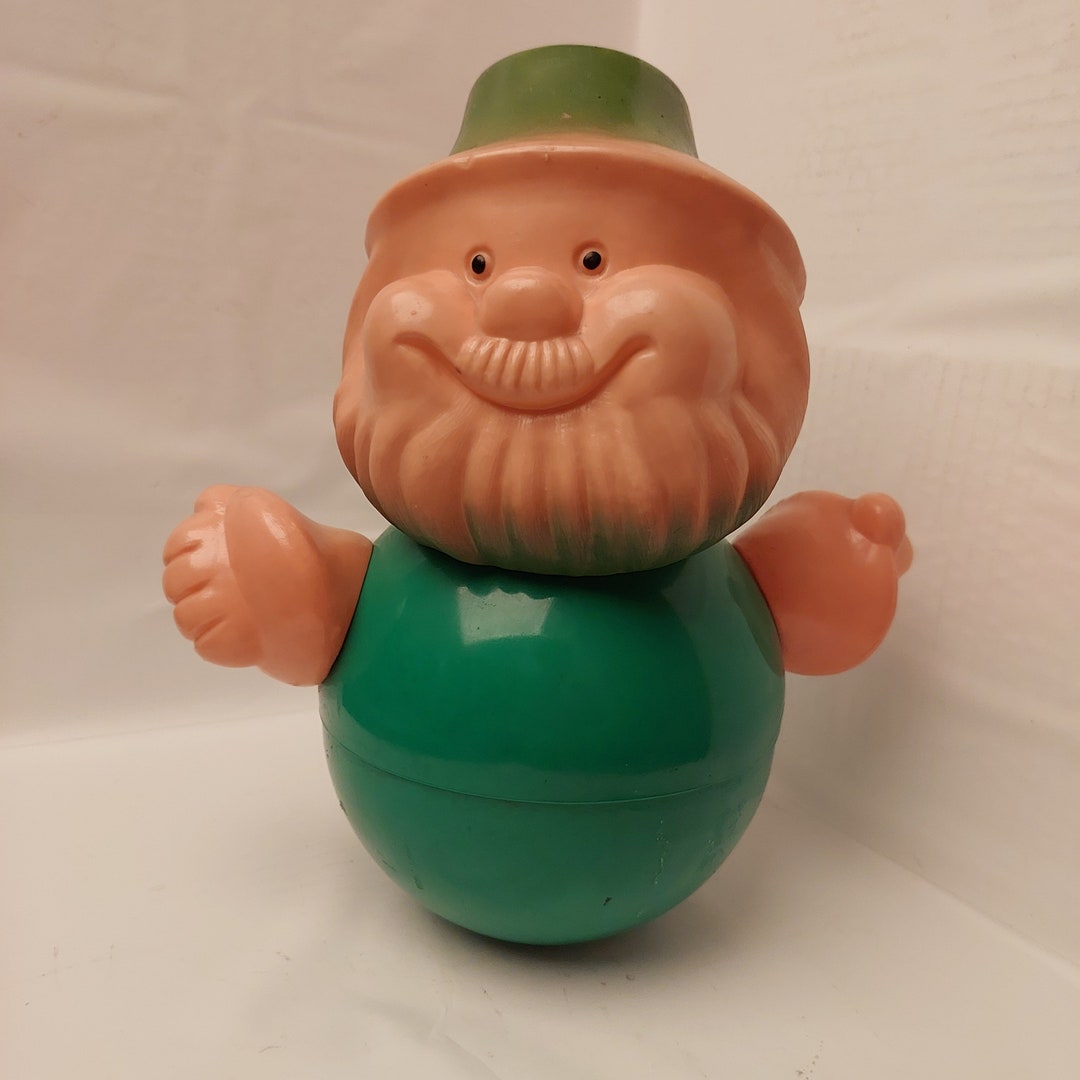 Rare 1960's Soviet Polly-poly Dwarf: Vintage Roly-poly Woodsman Doll ...