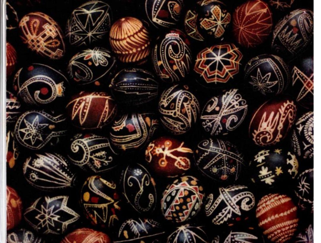 1968 Ukrainian Pysanka Book – PDF Download – Easter Egg Album – Pysanky ...