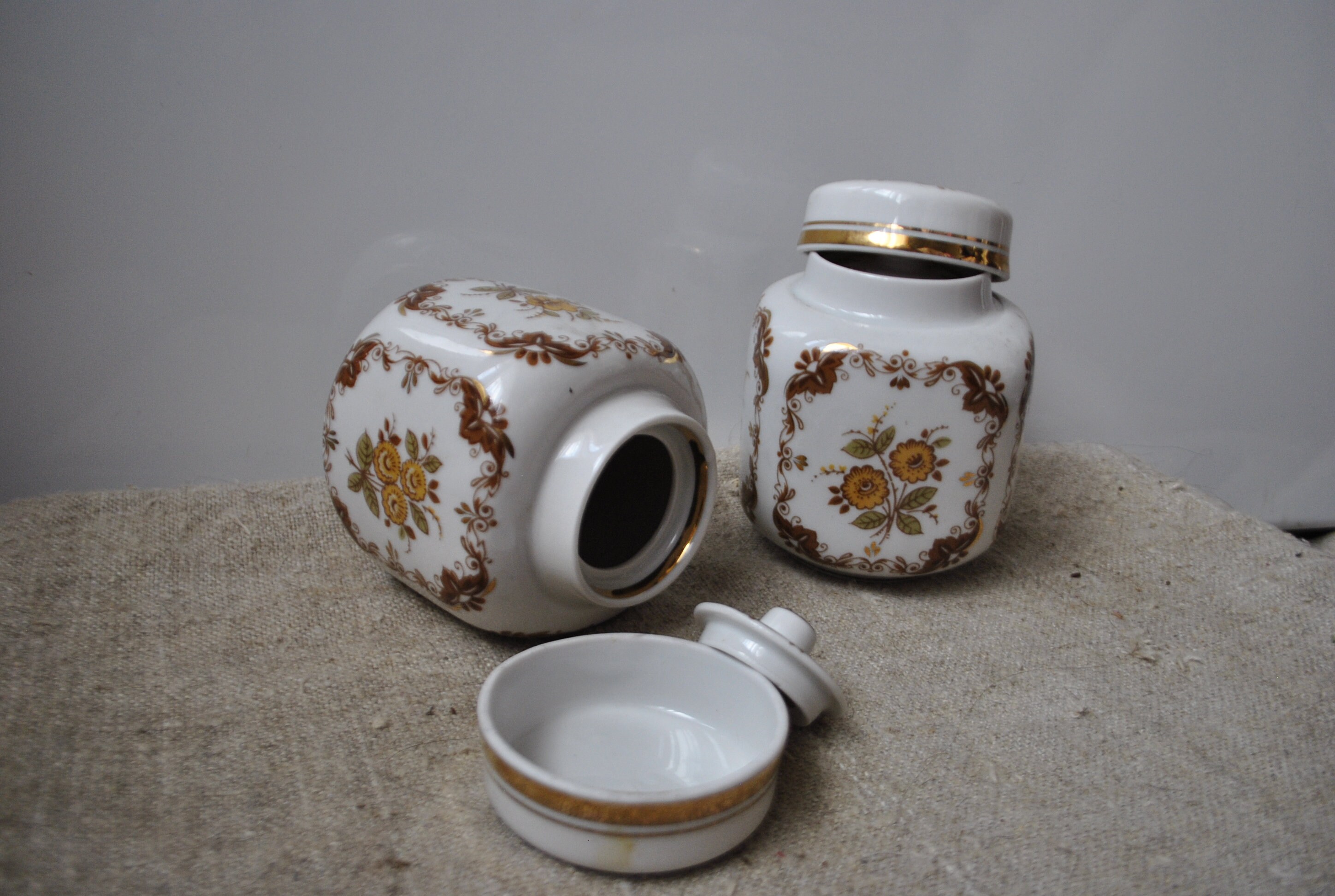 Antique Porcelain Jar for Tea Ceremonies or Storage 1970 - Etsy