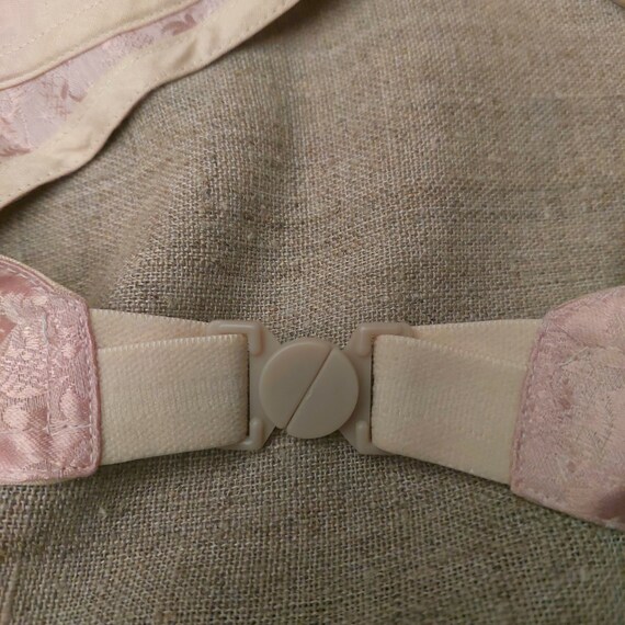 Soviet 1980s Pink Cotton Bra Large Size - Handmade Vi… - Gem