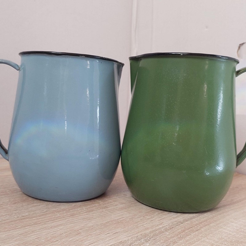 Enamel Pitcher - Etsy