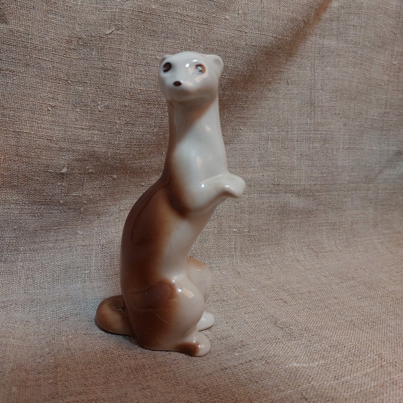 Soviet Meerkat Figurine From 1970s Polonne, Vintage USSR Brown ...