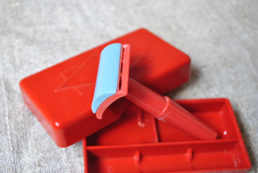 1960's, T-shaving Razor Shaver Plastic Safe СССР in Box - Etsy